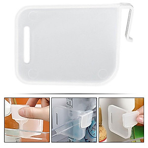 PRETYZOOM 12pcs Refrigerator Side Door Partition Daily Use Refrigerator Divider Drawer Food Partition Plate Household Refrigerator Divider Freezer Separator Freezer Supply Fridge Separator