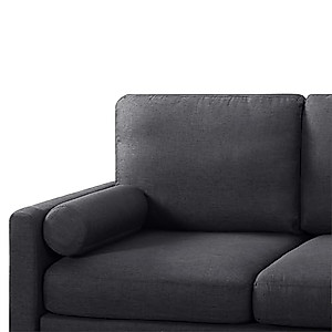 Eafurn L Shaped Sectional Sofa with Reversible Chaise Lounge, 3 Seater Convertible Corner Couch with Rubber Wood Legs, Modern Fabric Sofa&Couches for Living Room, Apartment and Small Space