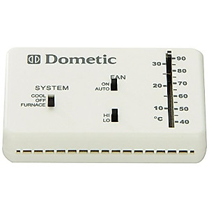 Dometic 3106995.032 OEM Thermostat 6-Wire Analog Control Heat & Cool | Replacement for The Duo-Therm 3106995.032 Thermostat.