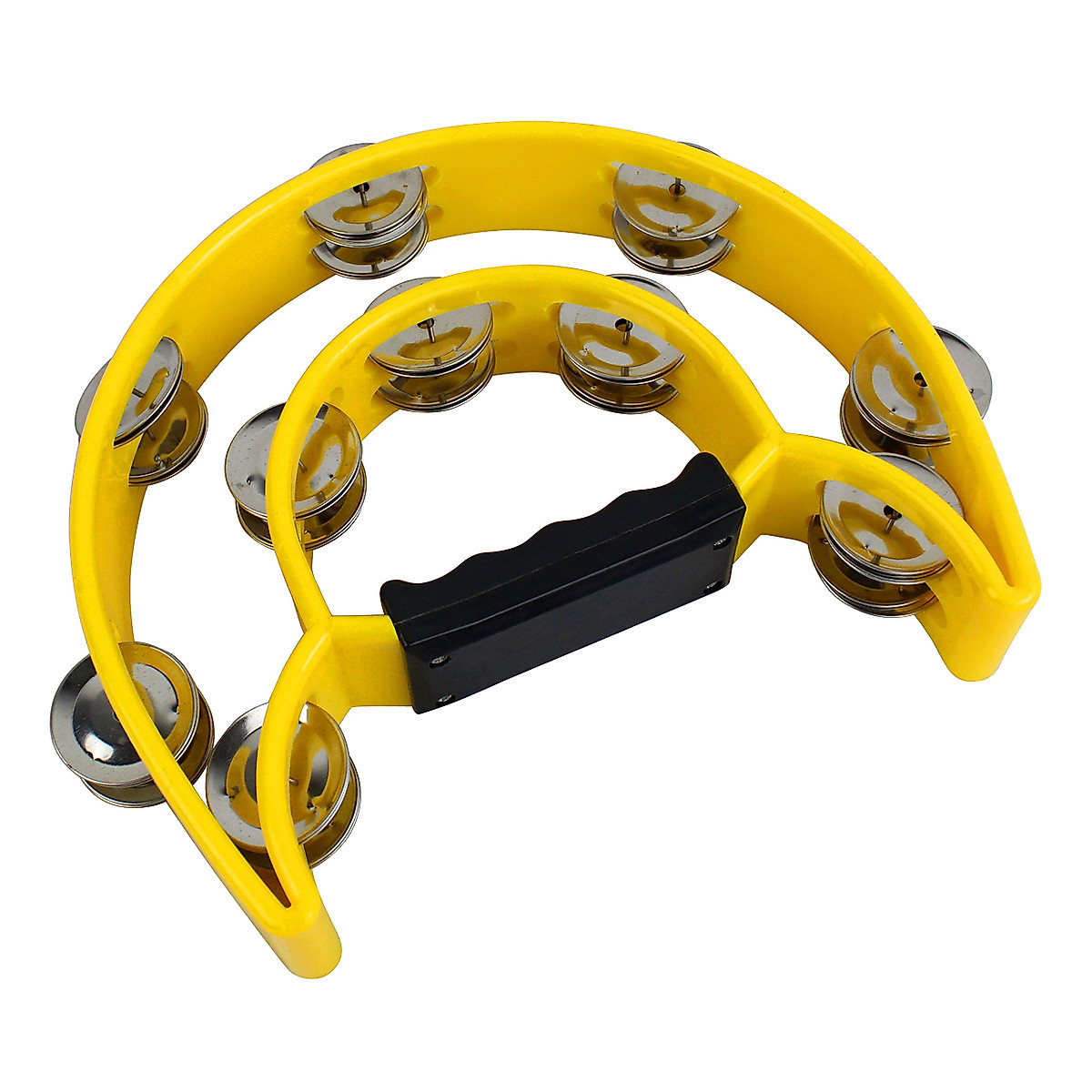 YMC Half Moon Tambourine Double Cutaway TAM20-YW -Yellow