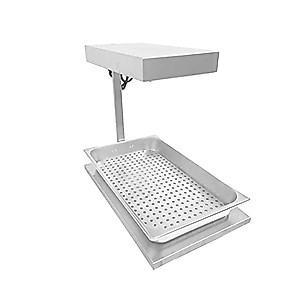 Commercial French Fry Warmer Infrared Food Warmer Fries Warming Stations with Removable Food Pan