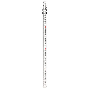 Mountlaser Aluminum Grade Rod - 8ths, with Carrying Case and Rod Leve (16 Foot)