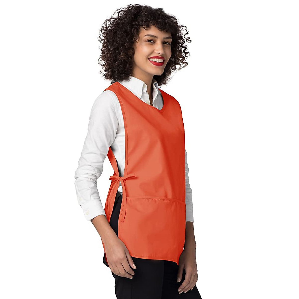 Adar Universal Cobbler Apron - Unisex Cobbler Apron - 702 - Mandarin Orange - X-Large