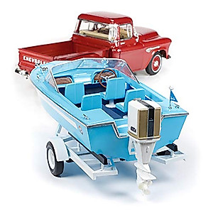 C.P.M. Round2 MPC 883/12 Vintage Hydro-Vee Power Boat Plastic Kit 1:18 Scale 10.5 inches