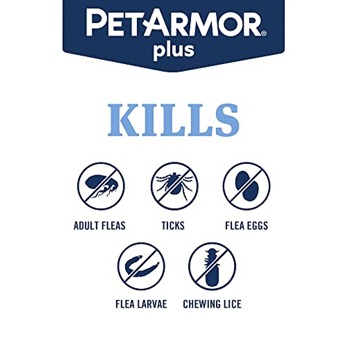 PetArmor Plus Flea and Tick Prevention for Dogs, Dog Flea and Tick Treatment, 1 Dose, Waterproof Topical, Fast Acting, Small Dogs (5-22 lbs)