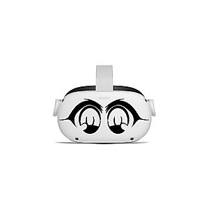 Anime Big Eyes - Oculus Quest 2 - Decals - Black
