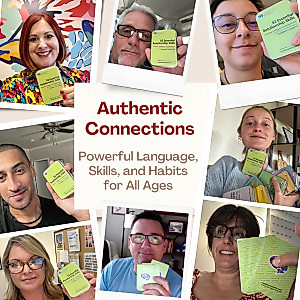 52 Essential Emotional Intelligence Training - Relationship Skills Card Game for Empathy, Trust Building Activities, Conversation Starters, Team Icebreaker Tools - by Harvard Researcher