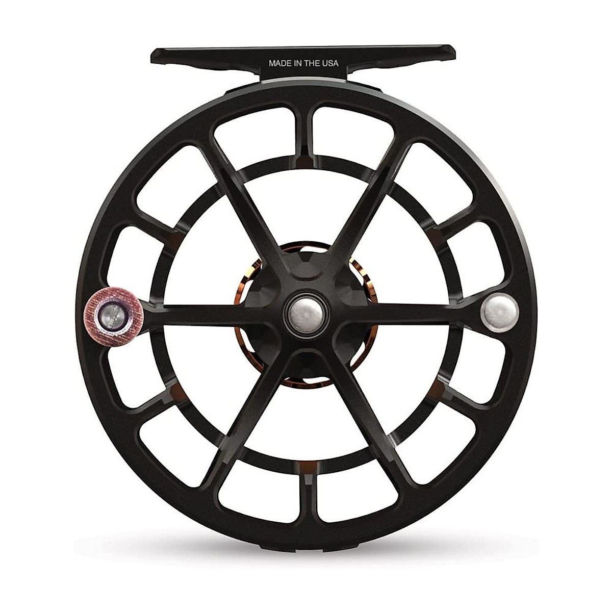 ROSS REELS Evolution LTX 5-6wt Black Fly Fishing Reel | Durable Lightweight Aluminum Large Arbor Reel for Trout, Redfish, Bonefish, Snook Fishing