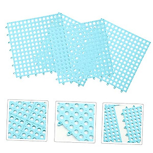 Mipcase 8 Pcs Rabbit Mats Bunny Cages for Rabbits Outdoor Outdoor+mat Outdoor Floor Mat Pet Cage Pads Chinchilla Cage Small Pet Bunny Rabbit Cage Mat Animal Cage Hole Mats Bunny Cage Pads