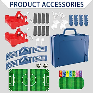 Football Table Interactive Game Soccer Games Table Foosball Table for Boy Adults Kids Family Game Night Fun Mini Foosball Indoor Outdoor Party Games Toys Gifts