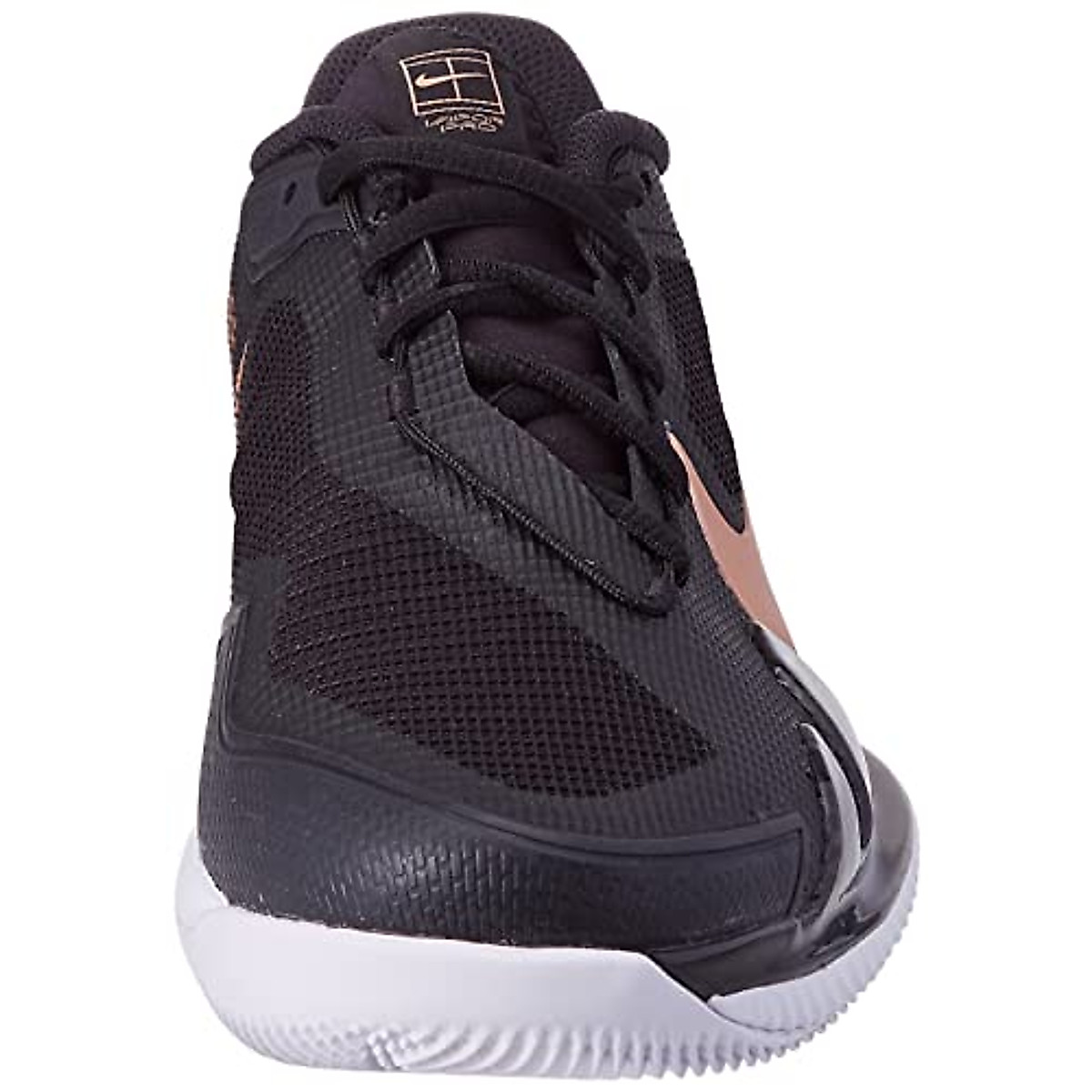 Nike Air Zoom Vapor Pro HC CZ0222-024 Black-White-Metallic Red Bronze Women's Hard Court Tennis Sneakers 7.5 US