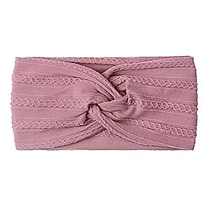 Soft Hat for Kids Valentine's Day Boys' Fashion Twisted Pleated Daily Wear Soft Stretchy Head Comfortably Headwear Solid Kids (B, One Size)