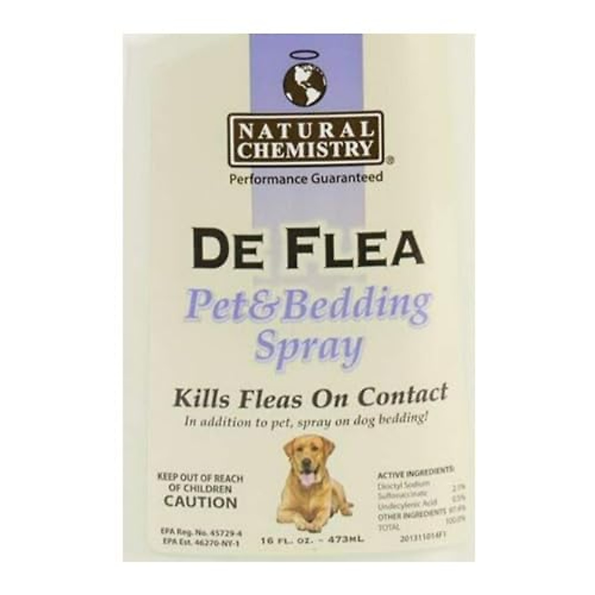 Natural Chemistry De Flea Pet and Petting Spray - 16.9 fl oz