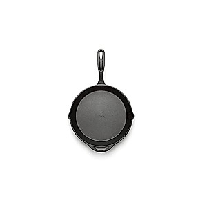 Barebones 12-Inch Cast Iron Skillet - Non Stick Frying Pans - Camping Skillet