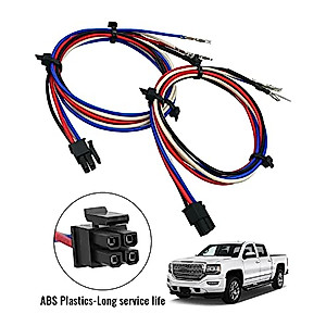 EMIHO Tow Mirrors Wiring Harness Fit for Chevy Silverado GMC Sierra 1500 2500HD 2014-2018 Cargo Running Turn Signals Light, 2 Pcs