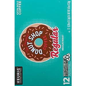The Original Donut Shop Regular Keurig Single-Serve K-Cup Pods, Medium Roast Coffee, 12 Count
