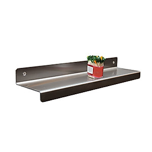 DMT Stainless ® Stainless Steel Spice Rack ©. 18" Wide X 4" Deep. Made in USA. 304L (18-8)