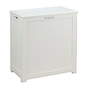 Oceanstar RH5513WHITE Storage Laundry Hamper, White