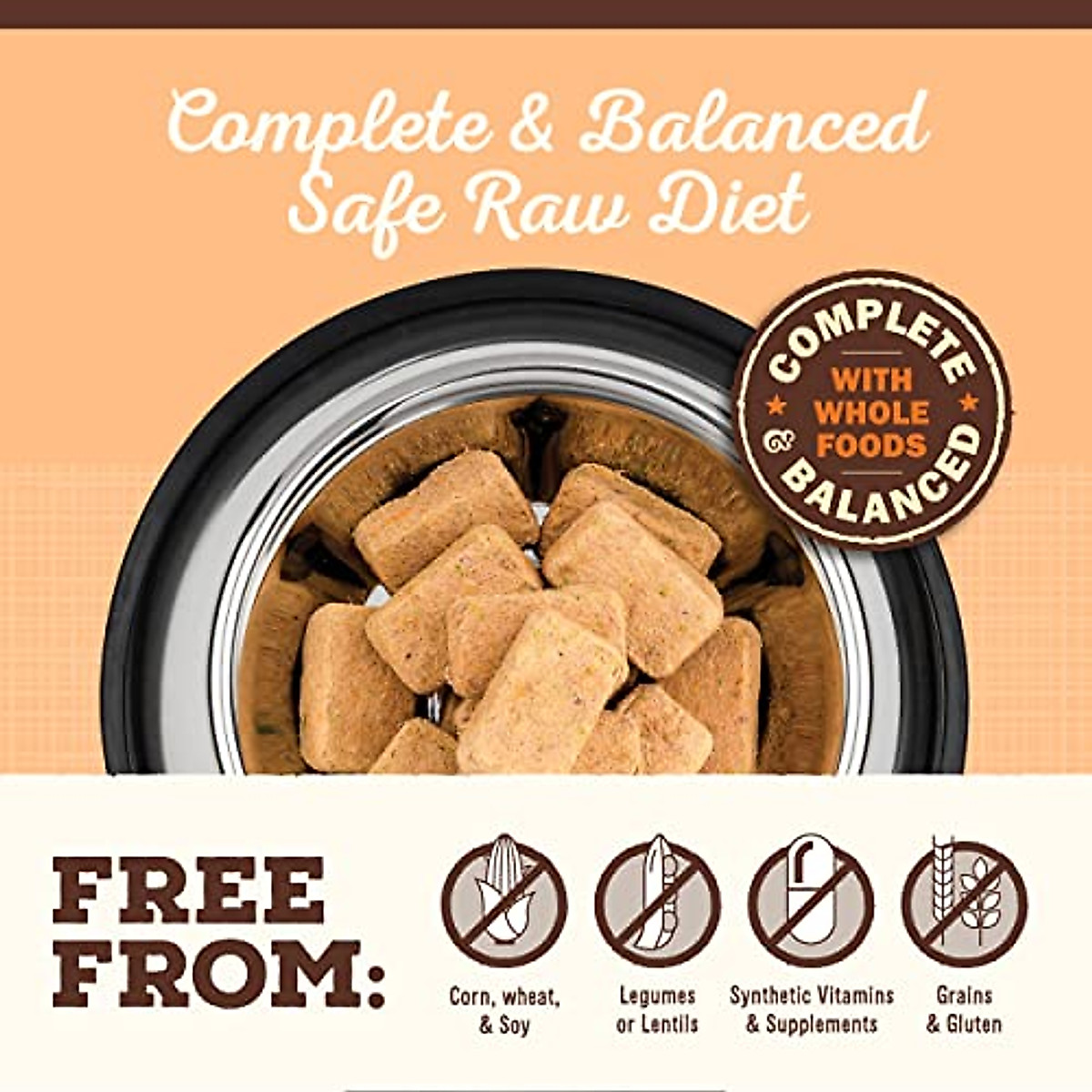 Primal Freeze Dried Cat Food Nuggets Pork, Complete & Balanced Scoop & Serve Healthy Grain Free Raw Cat Food, Crafted in The USA (14 oz)