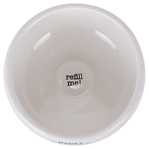 47th & Main Glossy White Ice Cream Bowl, 1-Count, Dads