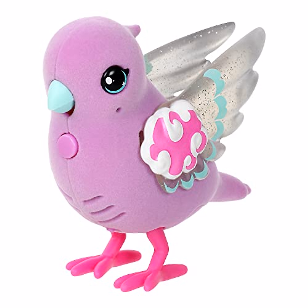 Little Live Pets - Lil' Bird & Bird Cage: Polly Pearl, New Light Up Wings with 20 + Sounds, and Reacts to Touch