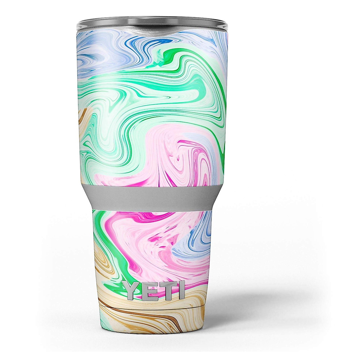 Design Skinz Mixed ColorOil - Skin Decal Vinyl Wrap Kit Compatible with The Yeti Rambler Cooler Tumbler Cups