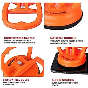 Kaisiking 11 PCS Screen Suction Cup Kit LCD Screen Opening Tools Screen Replacement Tools for iPad, iMac, MacBook, Tablet, Laptop, iPhone, Samsung, Huawei, Etc.