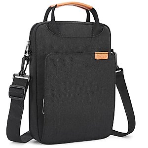 NIDOO Tablet Shoulder Bag 10 inch for 11" iPad Pro M4 M2 / 11" 10.5" 10.9" iPad Air M2/ 10.9" iPad 10 9 8, Laptop Sleeve Computer Carrying Case for 10" Surface Go 3/ Samsung Galaxy Tab A8/10.6" Lenovo