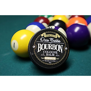 Occo Bobbo - Solid Cologne Bourbon and Sandalwood Scent. Solid Bourbon Cologne For Men - Men's Solid Cologne - 2 Ounce - Concentrated Balm. – A Smooth Blend Of Woody Oak Barrel