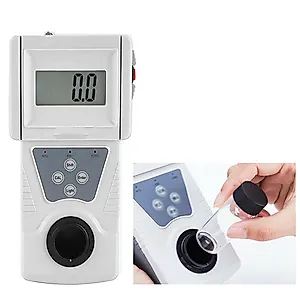 HFBTE Turbidimeter Turbidity Meter Tester Lab Turbidity Meters with Formazine Standard Turbidity Solution Measuring Range 0 to 200 NTU Minimum Indication 0.1 NTU for Testing Turbidity of Liquids