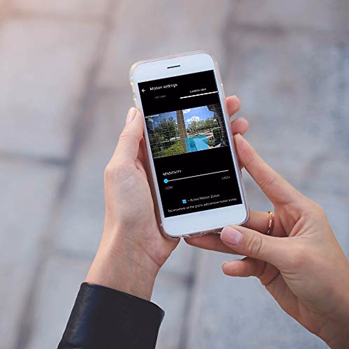 Momentum Aria Outdoor Floodlight Camera Motion-Activated HD Security Cam 2-Way Talk, Siren, LED Bulbs for iOS & Android