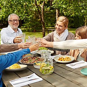 18 Pcs 9 Inch Wheat Straw Plates Lightweight Unbreakable Deep Dinner Plates Reusable Plastic Plates Microwave Safe Dinnerware for Kids Children Toddler Adult (Beige)