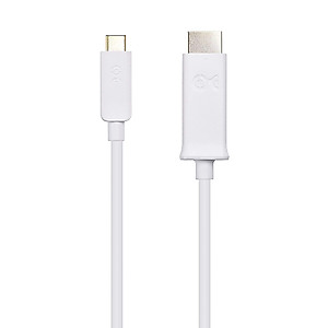 Cable Matters 3.3-Foot Short USB C to DisplayPort Cable (USB-C to DisplayPort Cable, USB C to DP Cable) Supporting 8K 60Hz in White - Thunderbolt 3 Port Compatible with MacBook Pro, Dell XPS 13 and Mo
