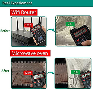 Faraday Fabric NEWBEAU Emf Fabric Protection, Conductive Shielding Fabric for (WiFi, Bluetooth, Signal) 3 Yards, (3 Yards, 43'' 108'')