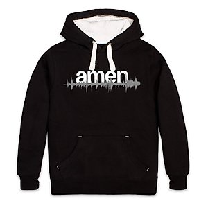 Amen Break Hoodie Drum and Bass DnB Womens Mens Sweatshirt Printed Hooded Top (XXL, Black)