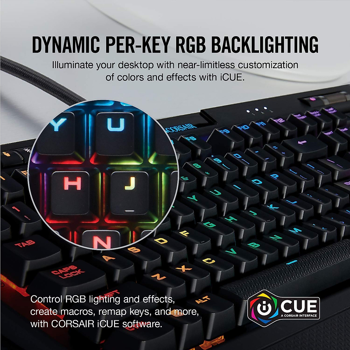 K70 RGB MK.2 Mechanical Gaming Keyboard â€” CHERRY MX Brown (Renewed)