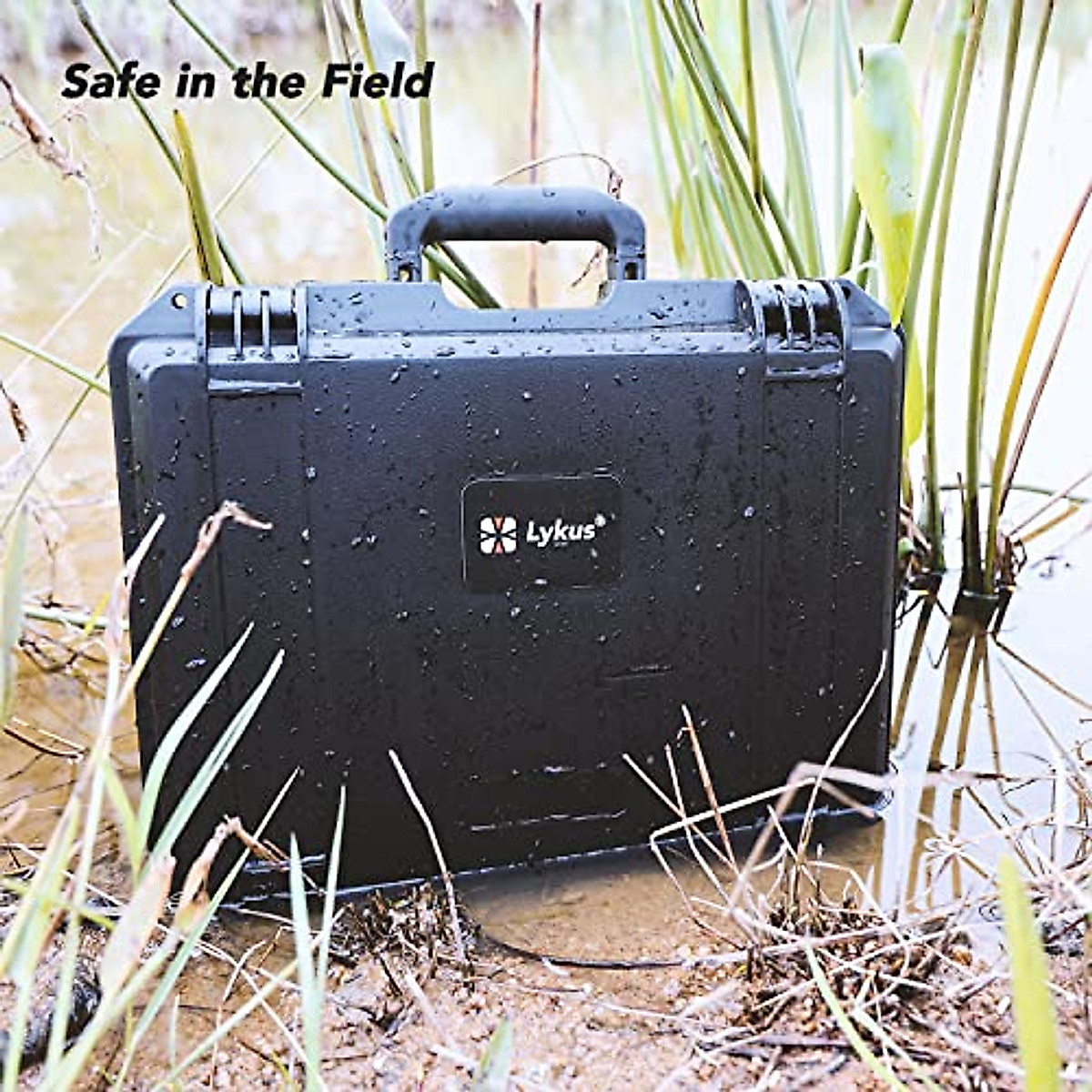 Lykus Titan M320 Waterproof Hard Case for DJI Mavic 3 Classic, Mavic 3/Cine, Fit DJI RC/RC Pro and Lanyard, Free MicroSD Card Case Included [CASE ONLY]