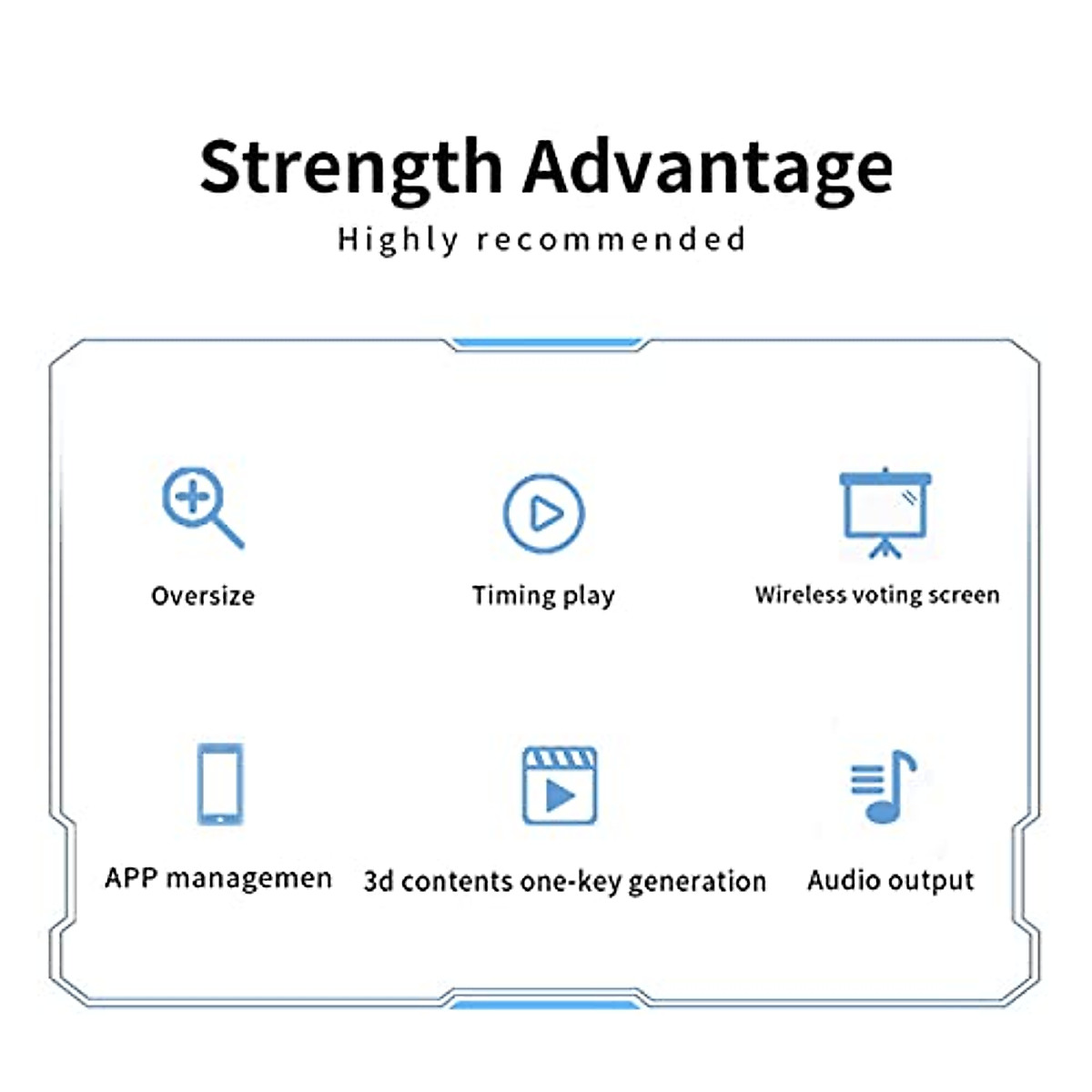 3D Hologram Projector, 2K HD Holographic Advertising Machine, WiFi Holographic Fan Display with Remote Control Animated Projectionfan for Business Store Signs Bar Casino