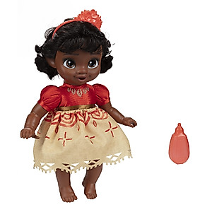 Disney Princess Moana Baby Doll with Baby Bottle & Hair Pin