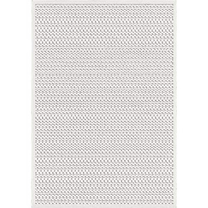 My Texas House Quail Hallow Rug - 7'8" X 10'10" Rectangle In Natural, High-Low, Geometric Design, Indoor Outdoor Patio And Home Decor