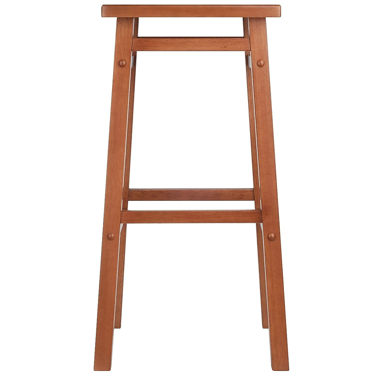 Winsome Carter 29" Teak Finish Bar Stool