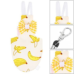 Ipetboom Rope Cotton Cockatiel Bird Pet Light Parrot Supplies Macaw Washable Nappy- Training & Harness Parakeet Suit Adjustable Budgie Clothes Pad Nappies Yellow Flight Pee Breathable S