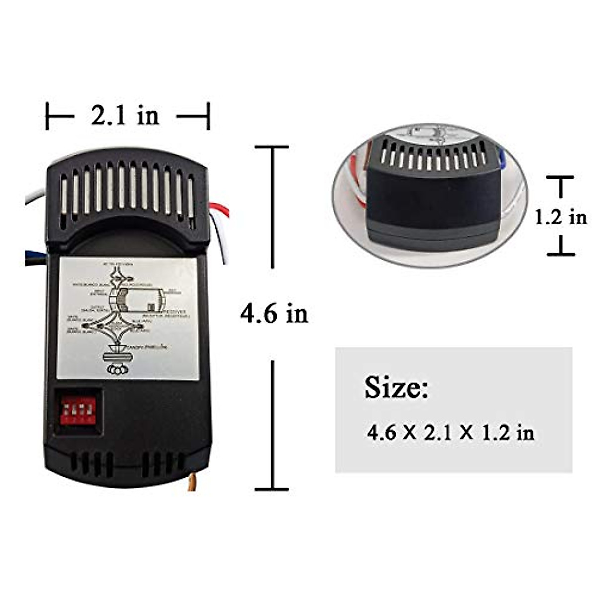 Breeze Bay Universal Ceiling Fan Receiver Replacement for Harbor Breeze Hunter Hampton Bay(28R Receiver)