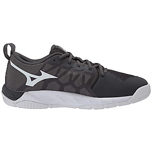 Mizuno Wave Supersonic 2 Womens Volleyball Shoe, Black-Charcoal, 9