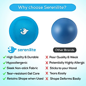 Serenilite Stress Balls, Anxiety Relief Items, Grip Strength Trainer, Meditation Accessories, Physical Therapy Equipment, Fidget Ball, Stress Balls for Adults, Hand Grip Strengthener