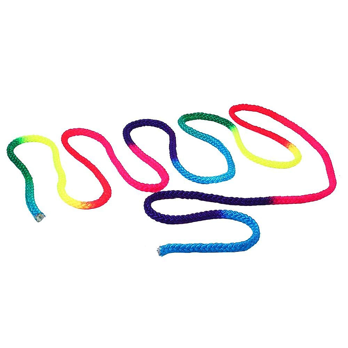Gymnastics Rope,Rainbow Color Rhythmic Gymnastics Rope Solid Competition Arts Training Rope