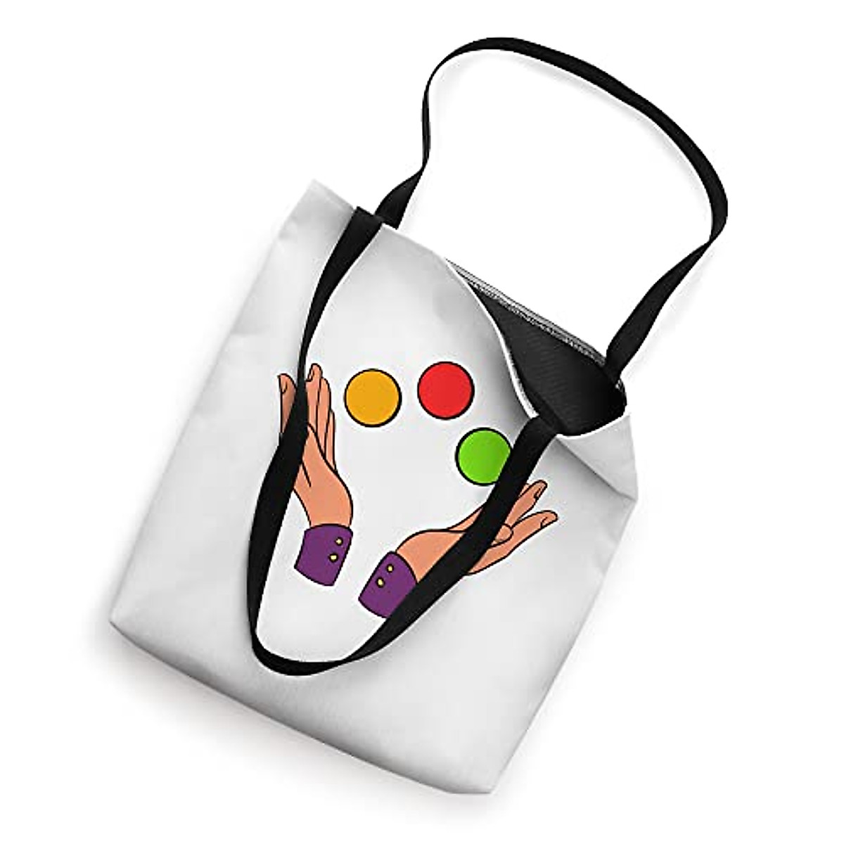 Juggler - Circus Performer Tricks with Balls & Pins - Props Tote Bag