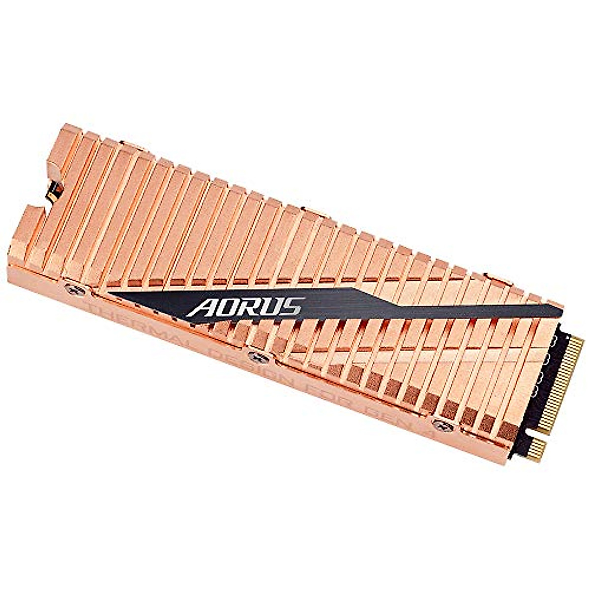 GIGABYTE AORUS NVMe Gen4 M.2 1TB PCI-Express 4.0 Interface High Performance Gaming, Full Body Copper Heat Spreader, Toshiba 3D NAND, DDR Cache Buffer, SSD GP-ASM2NE6100TTTD