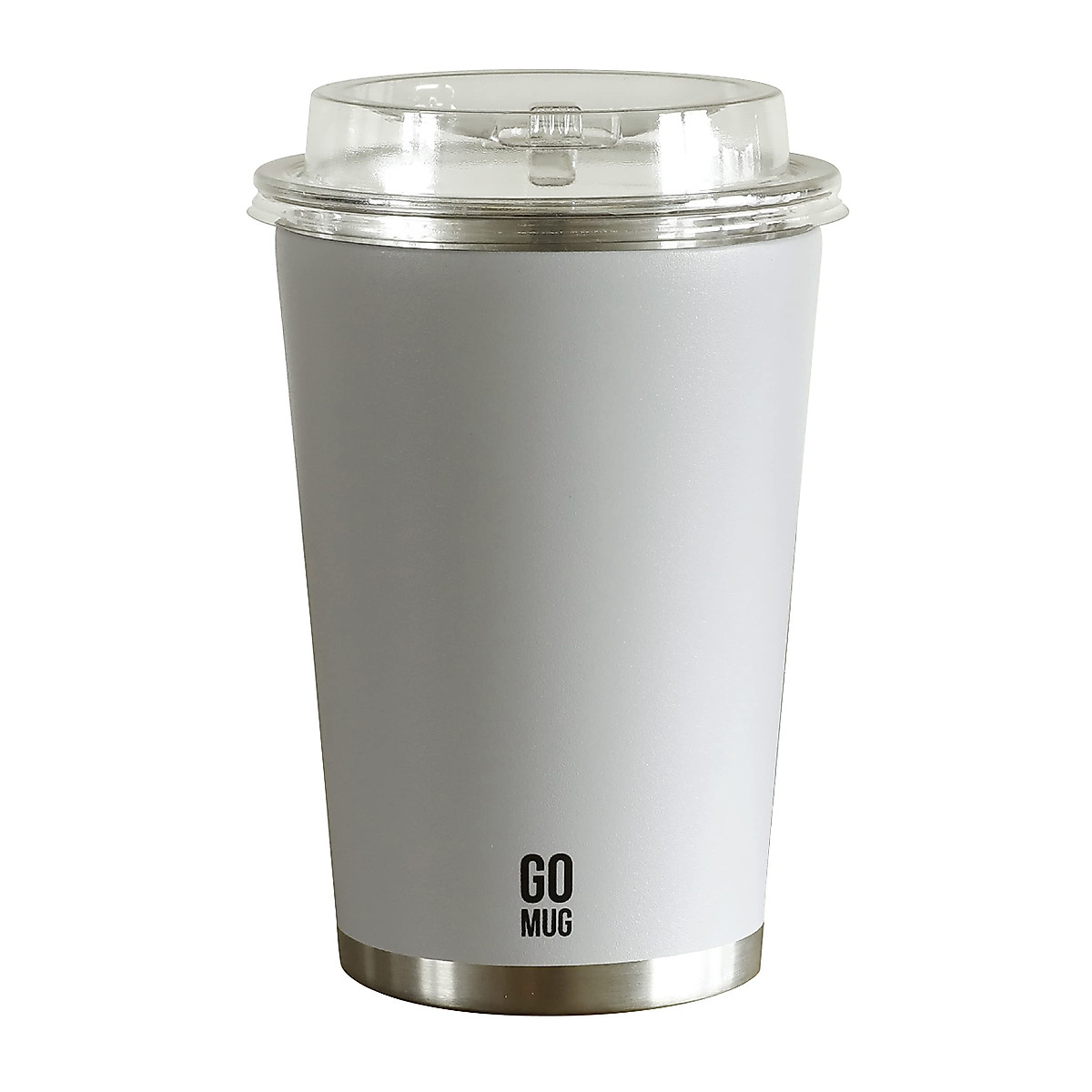 GEYILO CB Japan CAFE GOMUG Tumbler, Light Gray, 16.2 fl oz (460 ml), Medium, Stainless Steel, Vacuum Insulated, 2-Layer Construction, Convenience Store, Coffee Cup