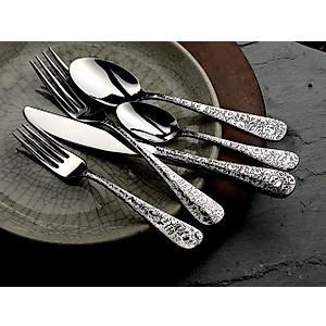 Liberty Tabletop Calavera (Skull) 45 Piece Flatware Set for 8 Silverware Made in USA